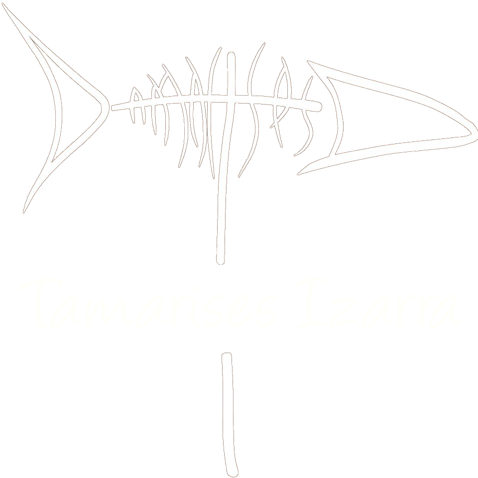 Logo nuevo blanco - Tamarises Izarra